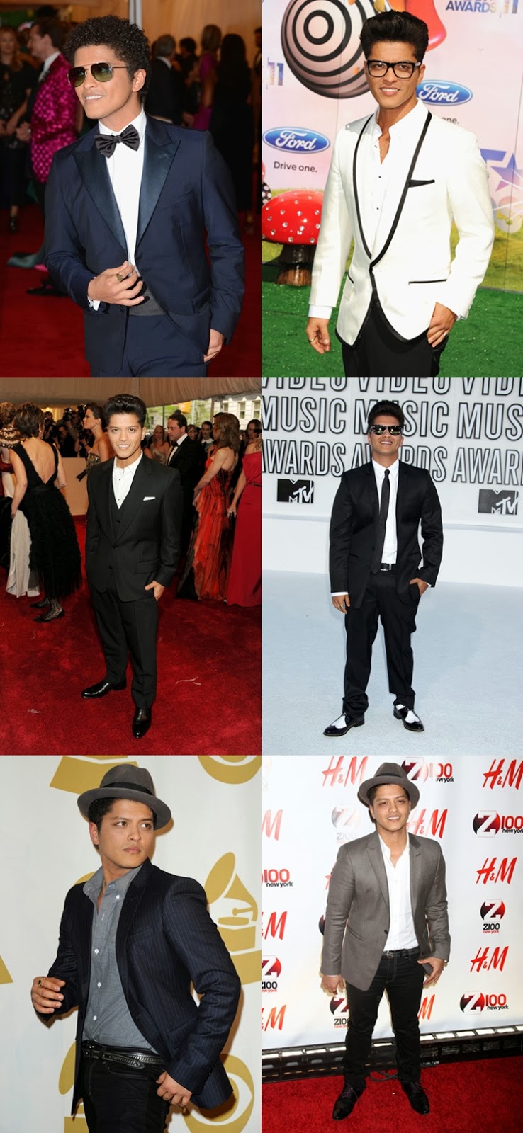 Baú da Moda Masculina: O estilo e os visuais de Bruno Mars