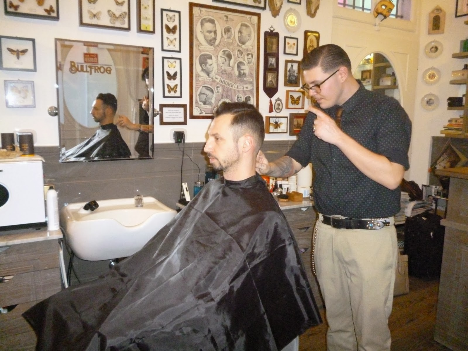 Bullfrog Moder Electric Barber Shop | PursesintheKitchen