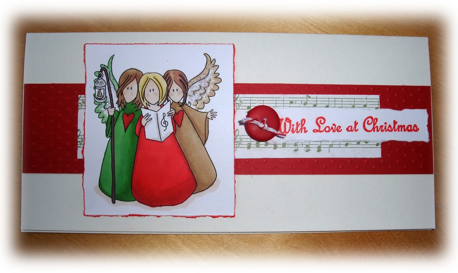 Twinkle Twit Crafts: Bulk Christmas cards - Choir of Angels