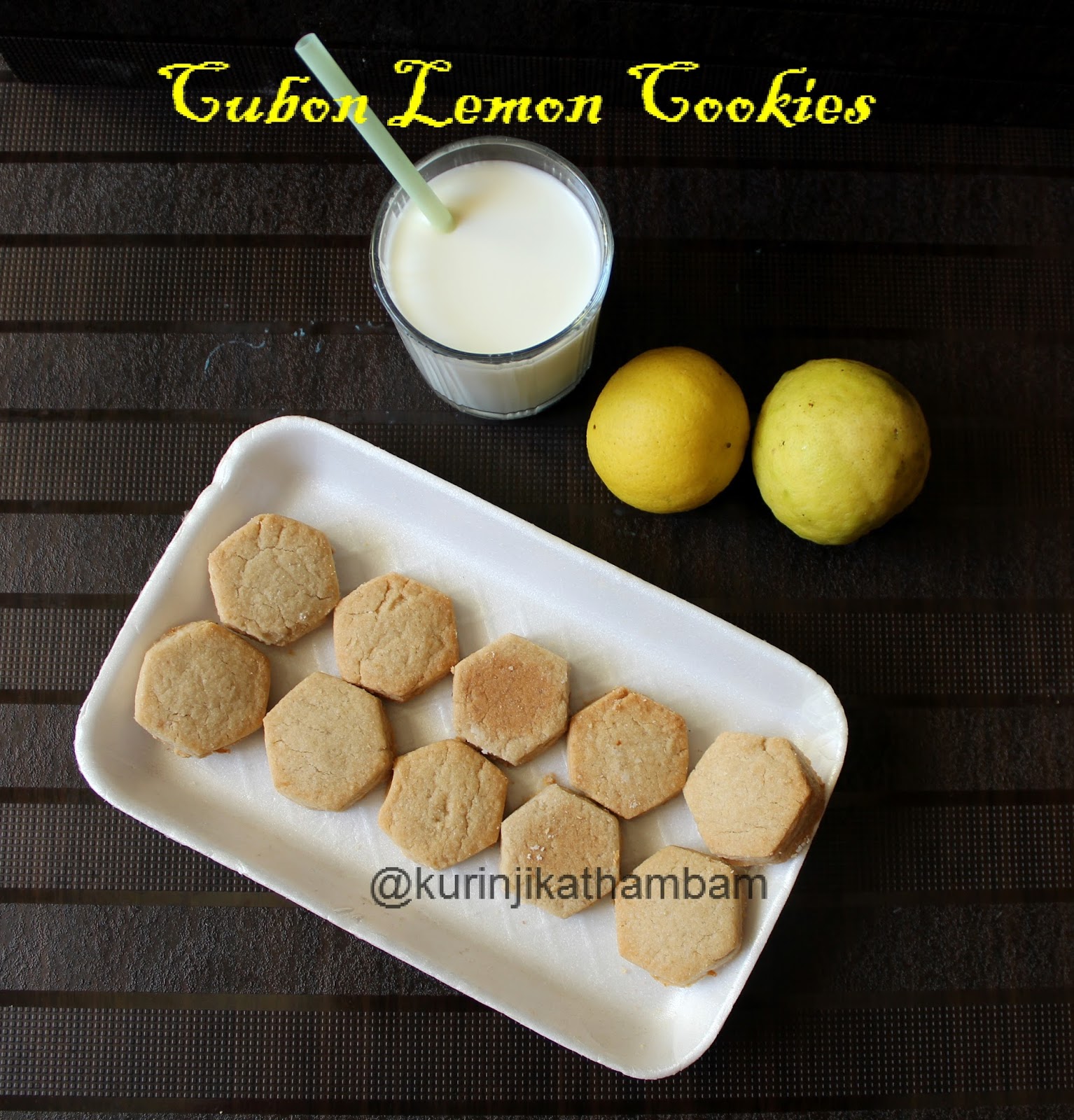 Cuban Lemon Cookie / Tortical de Moron ~ Kurinji Kathambam