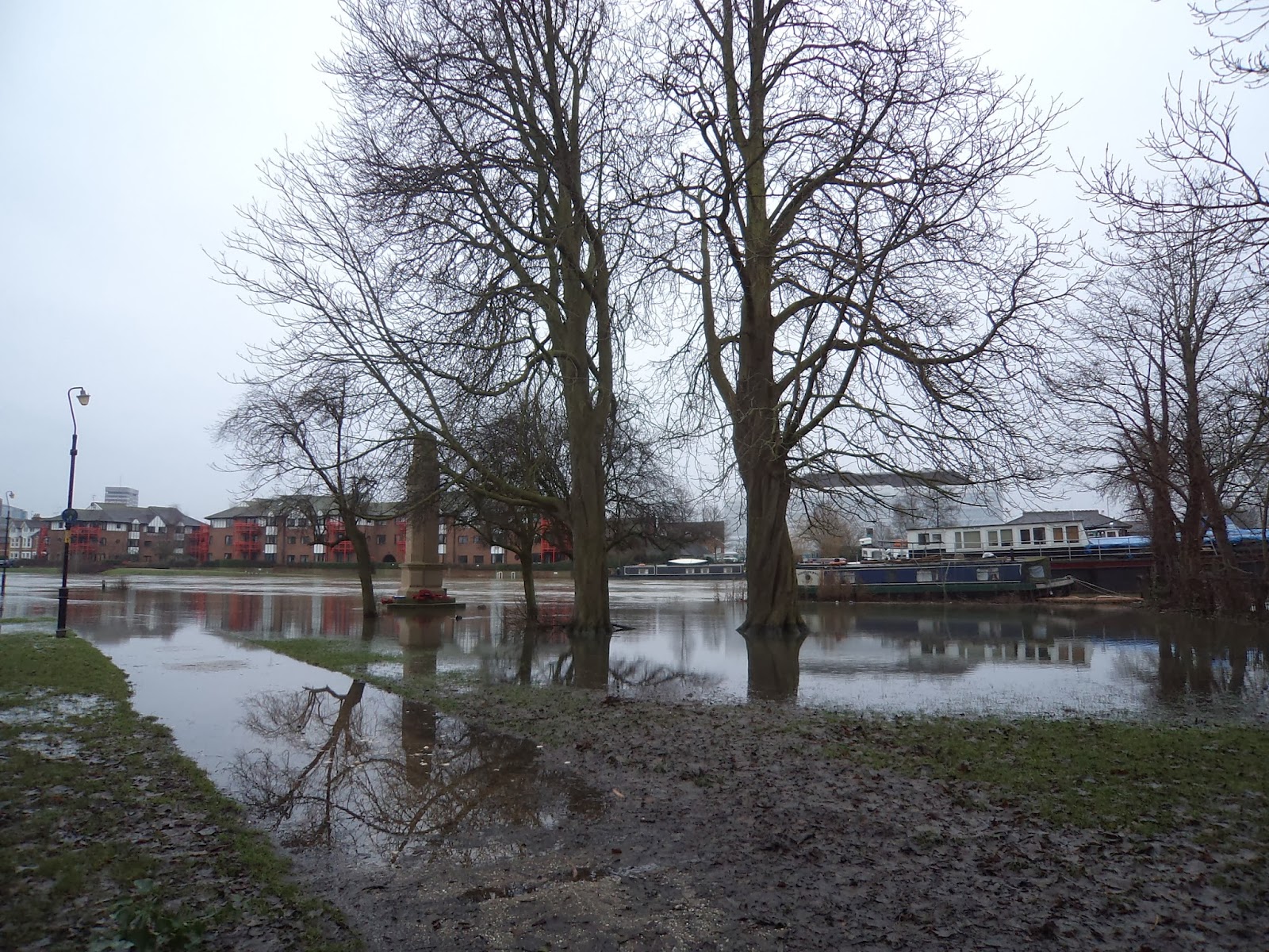 Texture Trail: River Thames in Flood at Reading