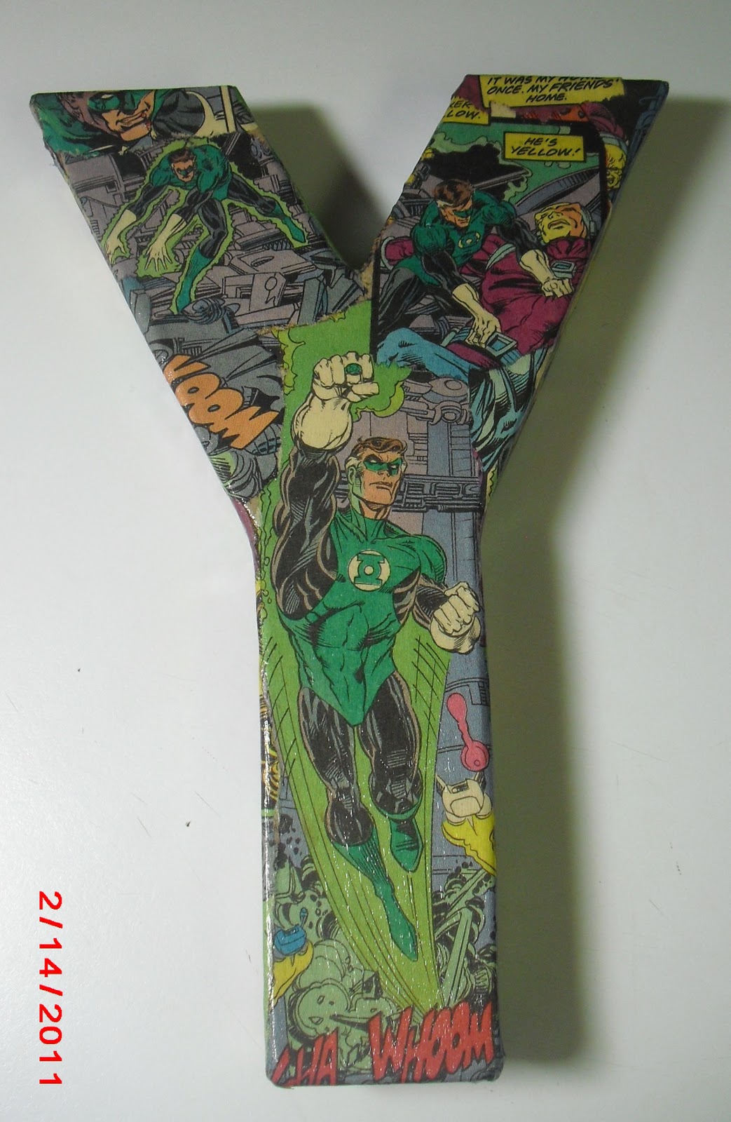You Made That?: Mod Podged Comic Book Letters