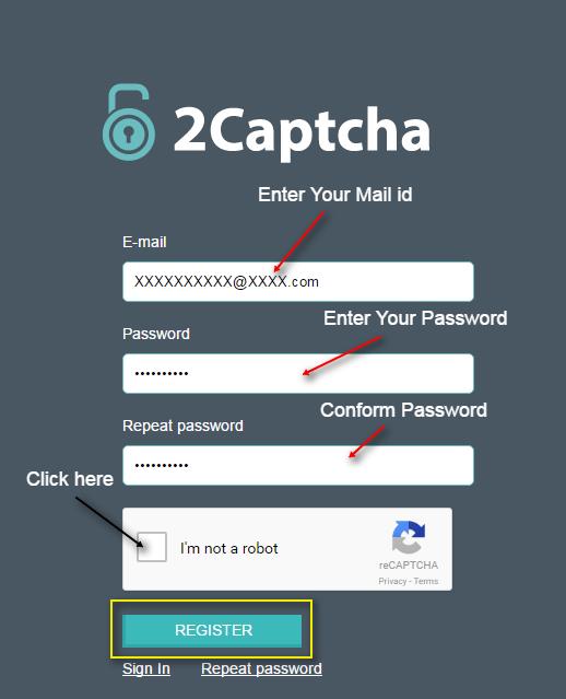 2Captcha Work Details