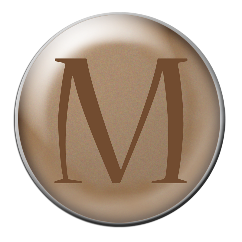 GRANNY ENCHANTED'S BLOG: "Brown Button" PNG Free Scrapbook Alphabet