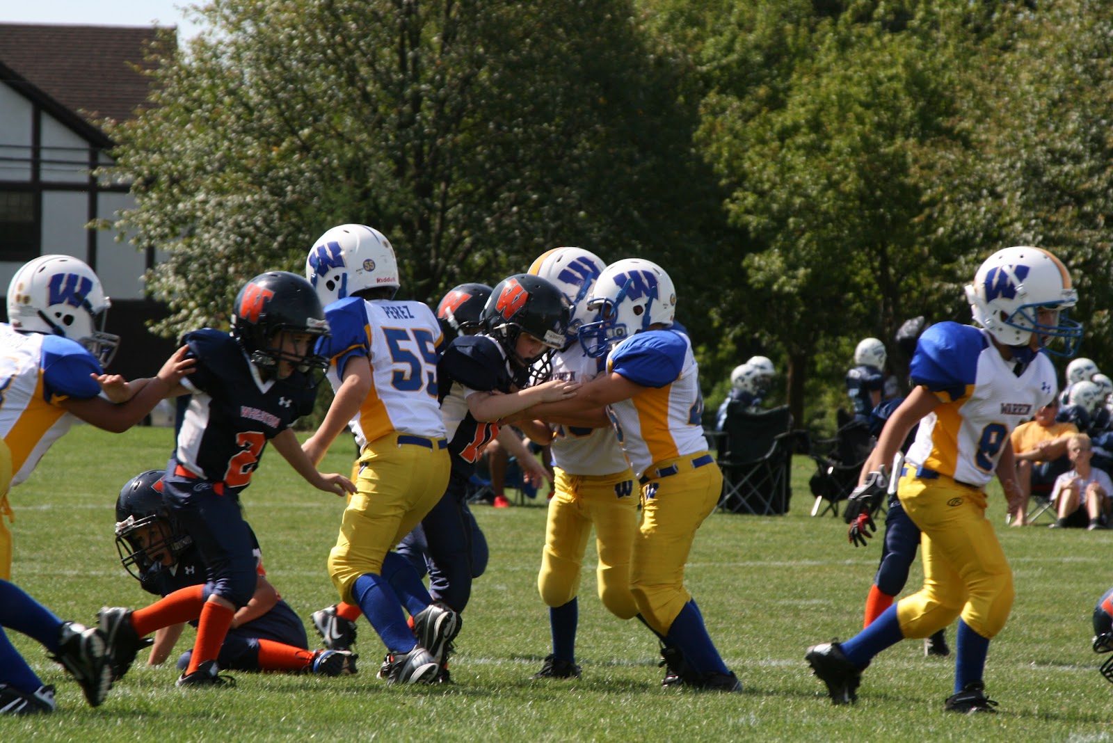 Wheaton Rams Team Black 73lbs: Wheaton Bowl vs. Warren