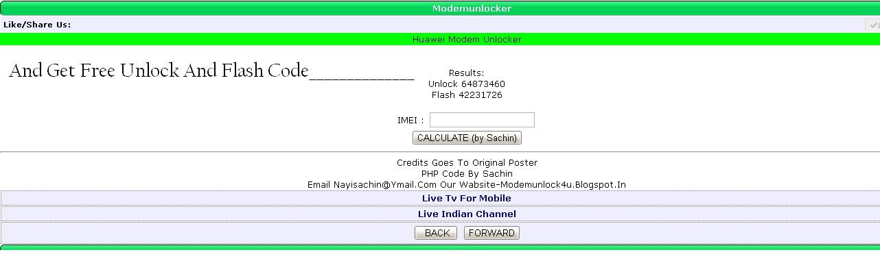 MODEMUNLOCK AND TRICKS: HUAWEI NEW UNLOCK CODE CALCULATOR
