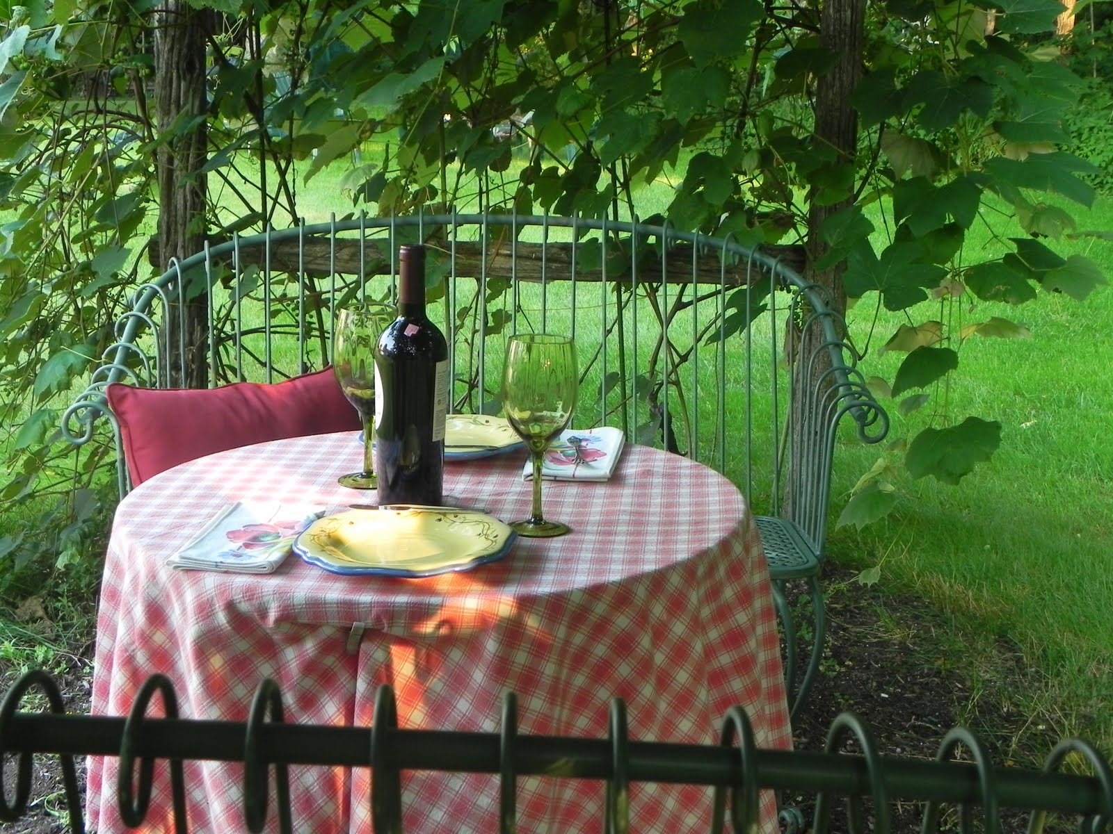 My Sister's Cottage: Our DIY Backyard Vineyard