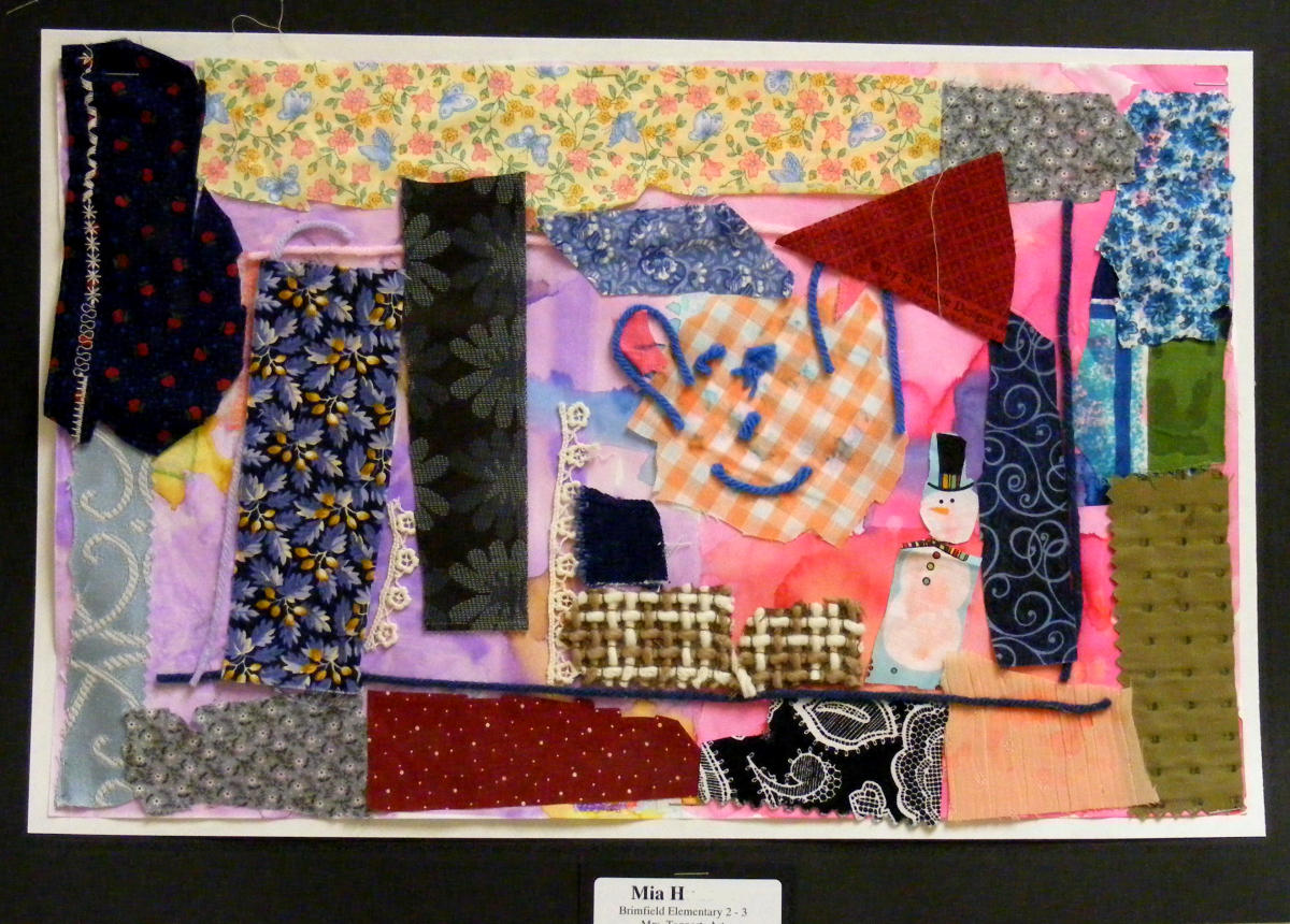 Suffield Elementary Art Blog!: Fabric Collage!