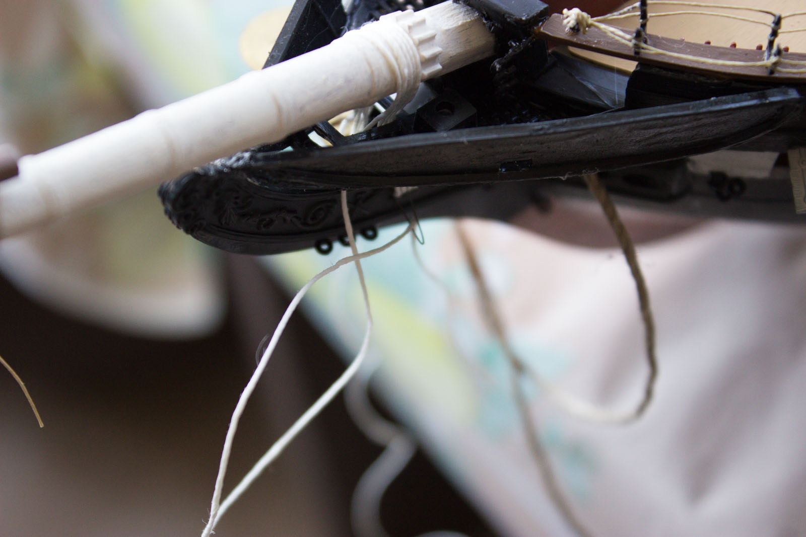 Sailing Ship Models: USS Constitution - The Bowsprit