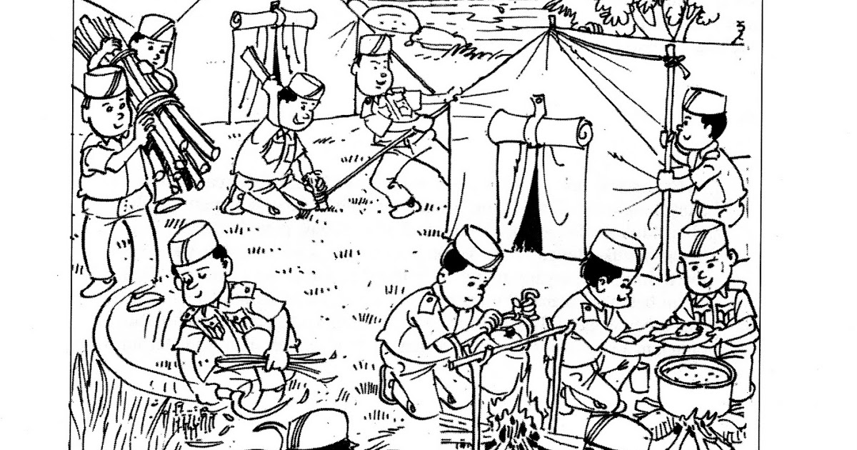 Gambar Bina Ayat Perkhemahan Pengakap - Riset