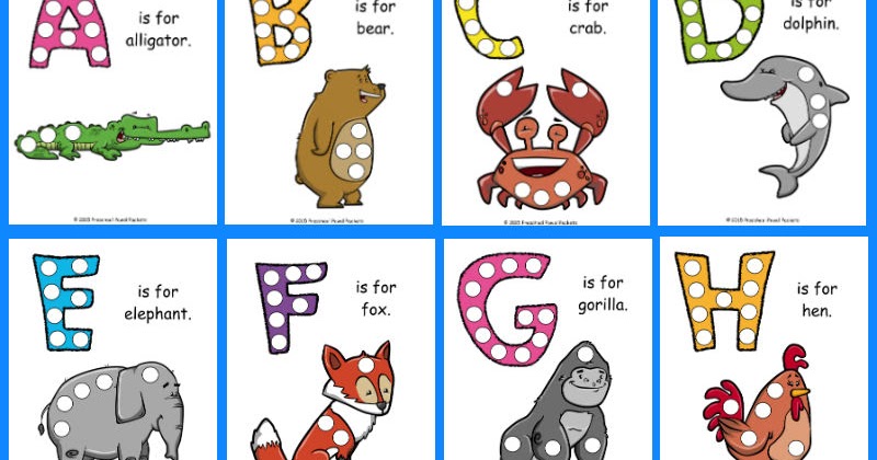 FREE A Z Animal Alphabet Dot Pages Collection Preschool Powol Packets free-a-z-animal-alphabet-dot-pages-collection-preschool-powol-packets