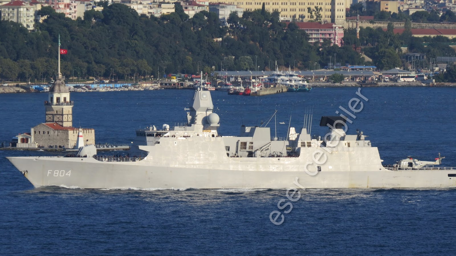 WARSHIPS ON THE BOSPHORUS: F 804 - HNLMS De Ruyter Royal Netherlands ...