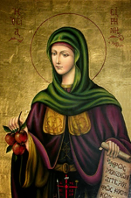 SANTAS e SANTOS: Santa Irene - 5 de abril