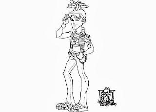 Deuce Gorgon Monster high coloring pages | Free Coloring Pages and ...