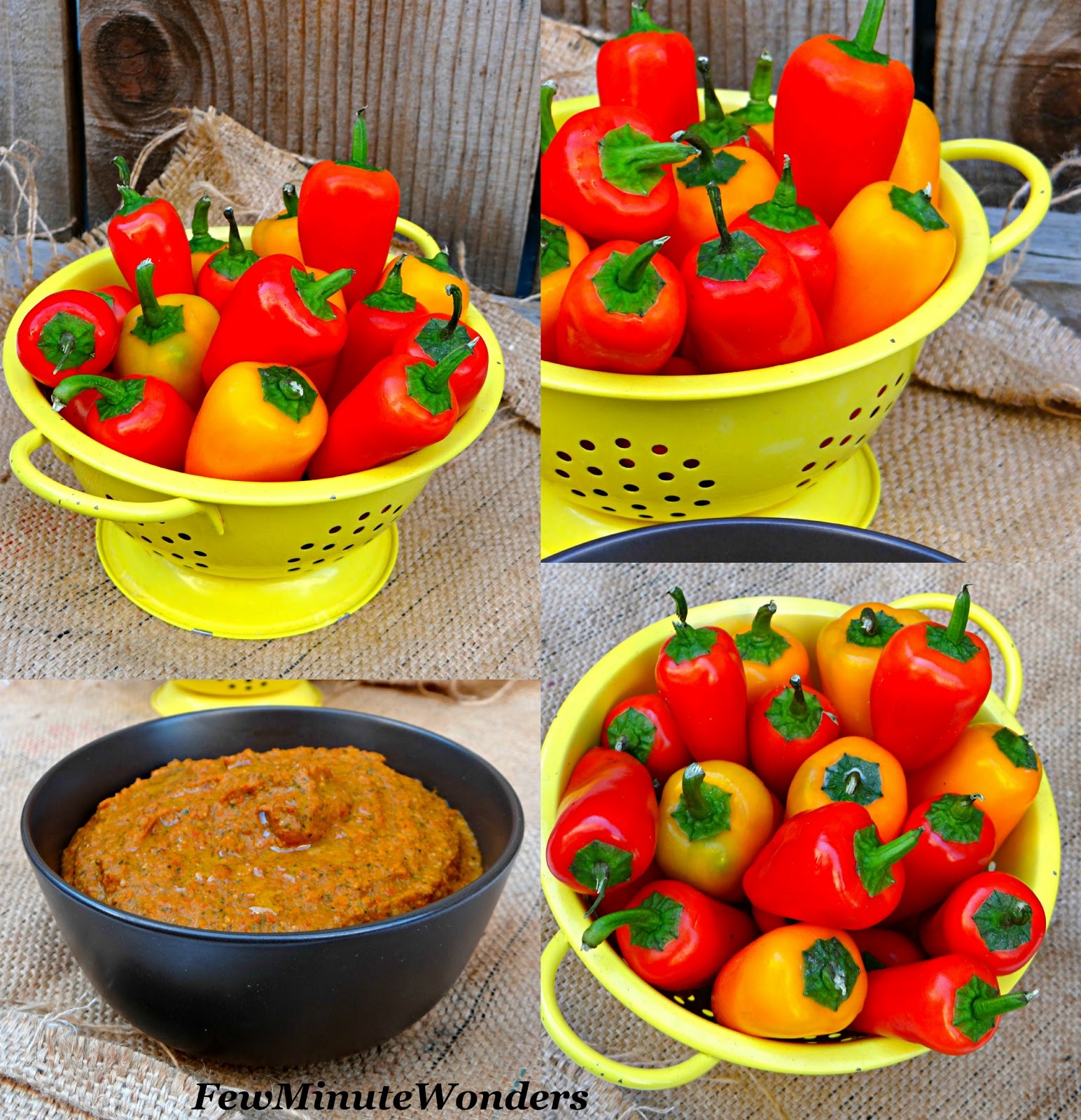 Roasted Mini Pepper Thogayal / Spread - Few Minute Wonders