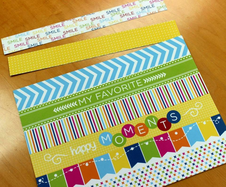 a dash of scraps: How to make quick scrapbook borders
