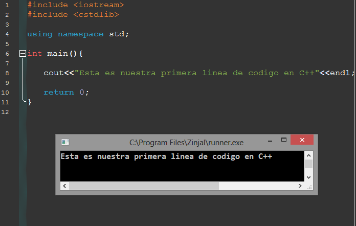 Estructura y hola mundo en C++ - Programando Brothers