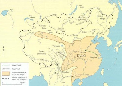Katherine's Tang Dynasty: Tang Dynasty Map