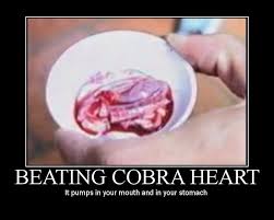 Exotic Food All Around The Globe: Live Cobra's Heart