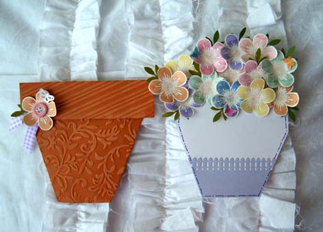 Shoregirl's Creations: Flower Pot Cards