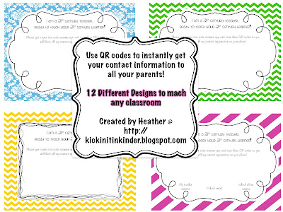 Kickin' It With Class: QR Codes for Meet the Teacher