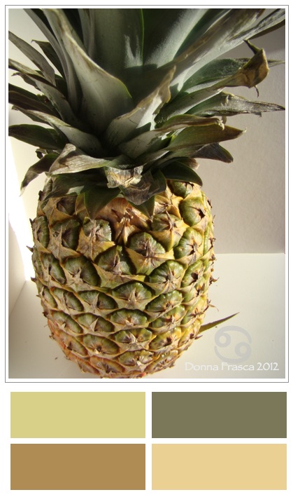 Color Recipes: The Welcoming Pineapple