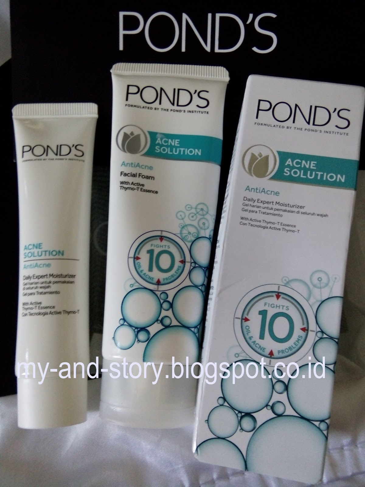 Review Ponds Acne Solution Facial Foam dan Daily Expert Moisturizer ...