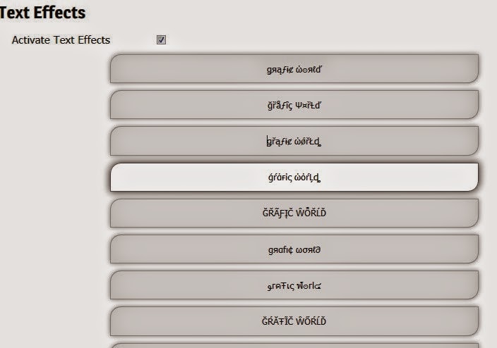 Stylish Text Generator : text effect