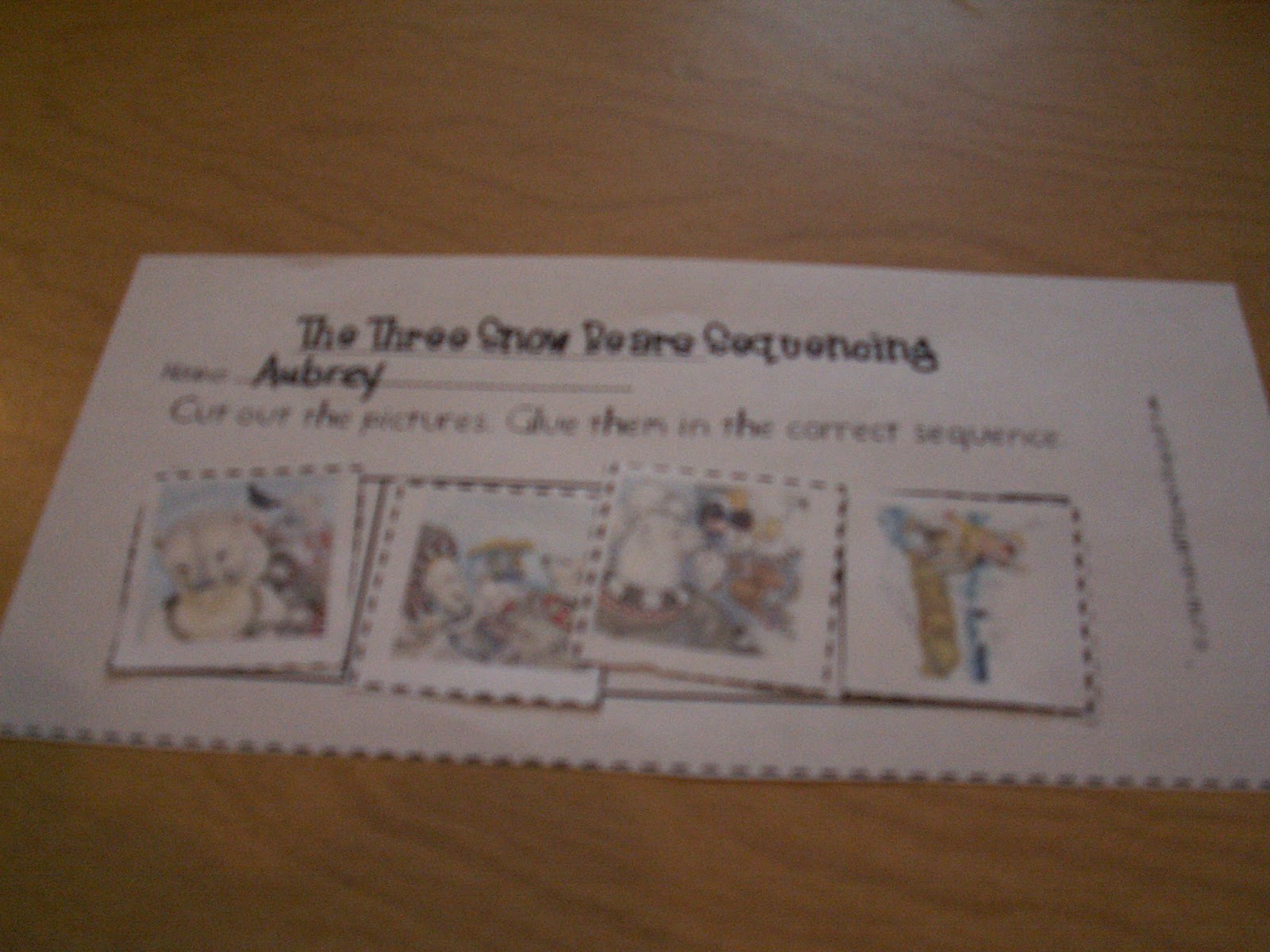 "The Kids Place" Home Daycare and Preschool: "The Three Snow Bears"