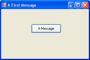 C# .NET LEARNING TUTORIALS: Adding C# Code to a Button and message box