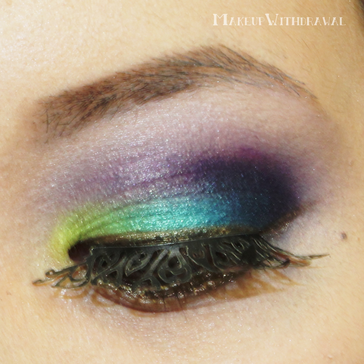 ES The Bright Peacock Lashes from KKCenterHK | Makeup Withdrawal