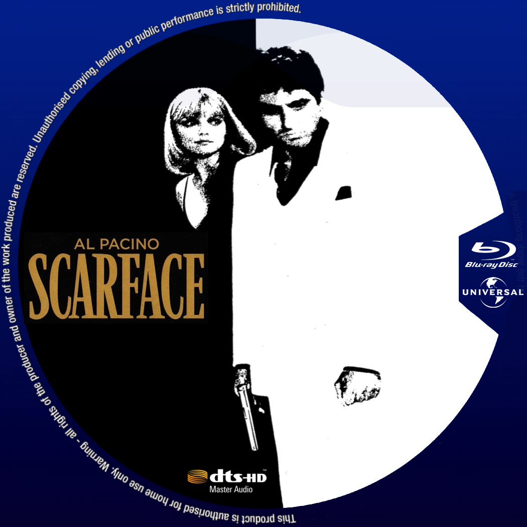 CAPAS DVD-R GRATIS: Scarface ( 1983 ) - Blu Ray