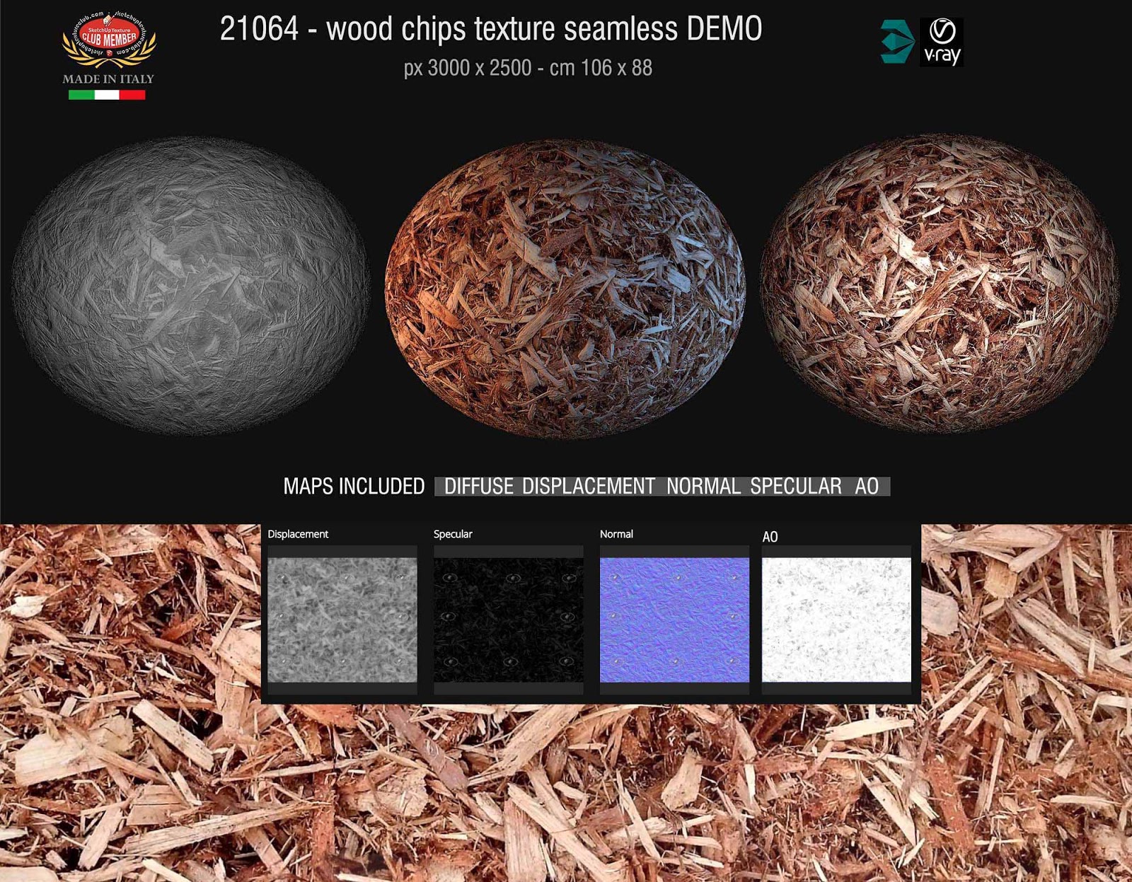 New Seamless Textures Forest Chips As Well As Mulch Alongside Maps ...