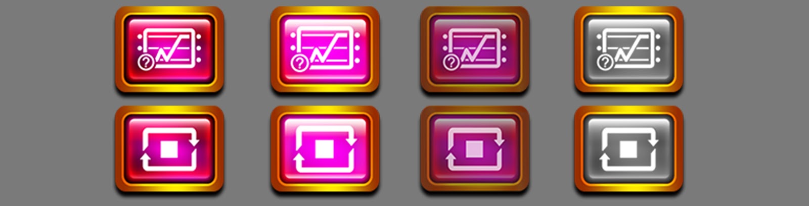 .: Spin Buttons & meter Buttons Creation_Final rendering - Photoshop CC