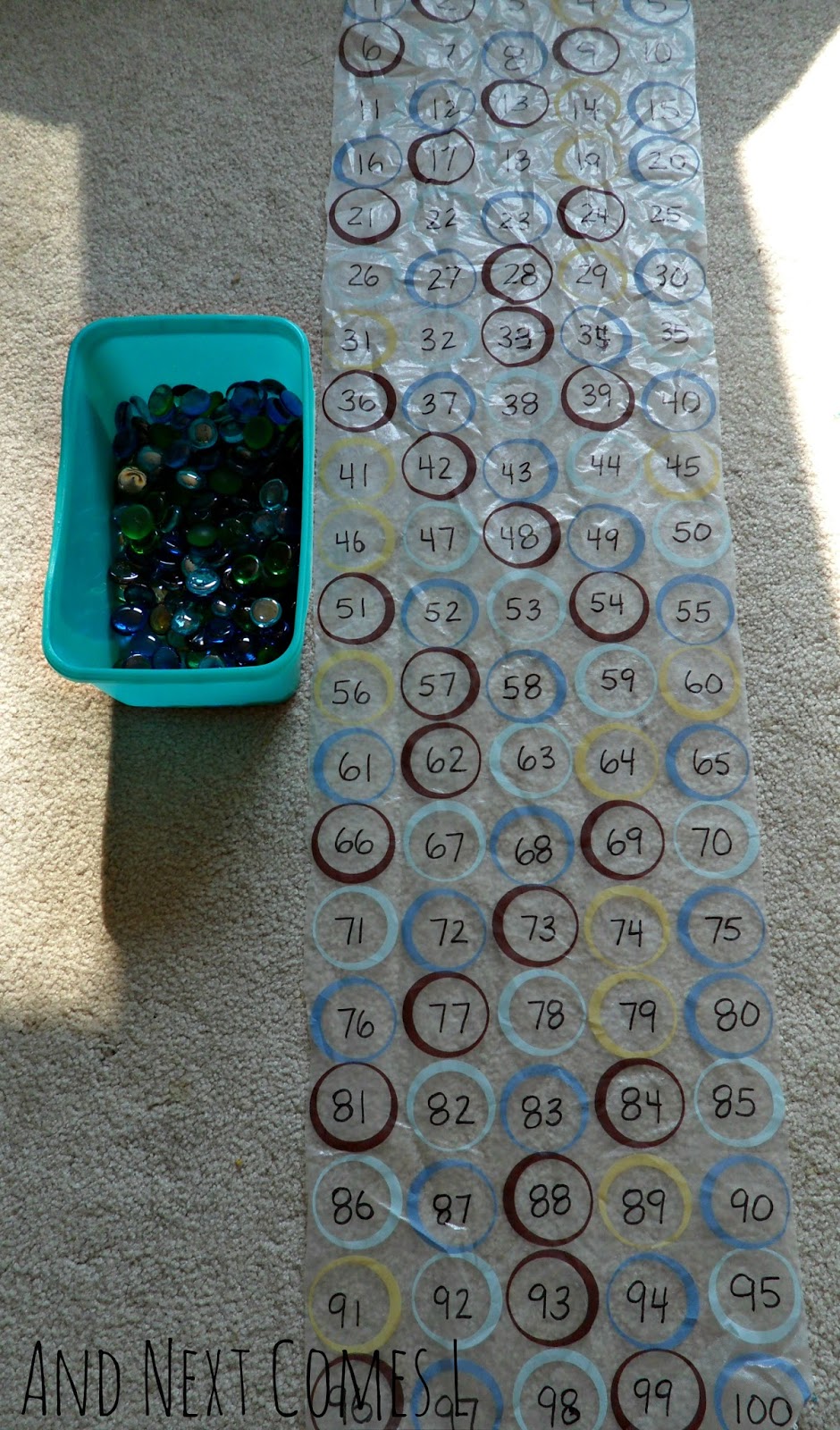 Homemade 100 Chart | And Next Comes L - Hyperlexia Resources