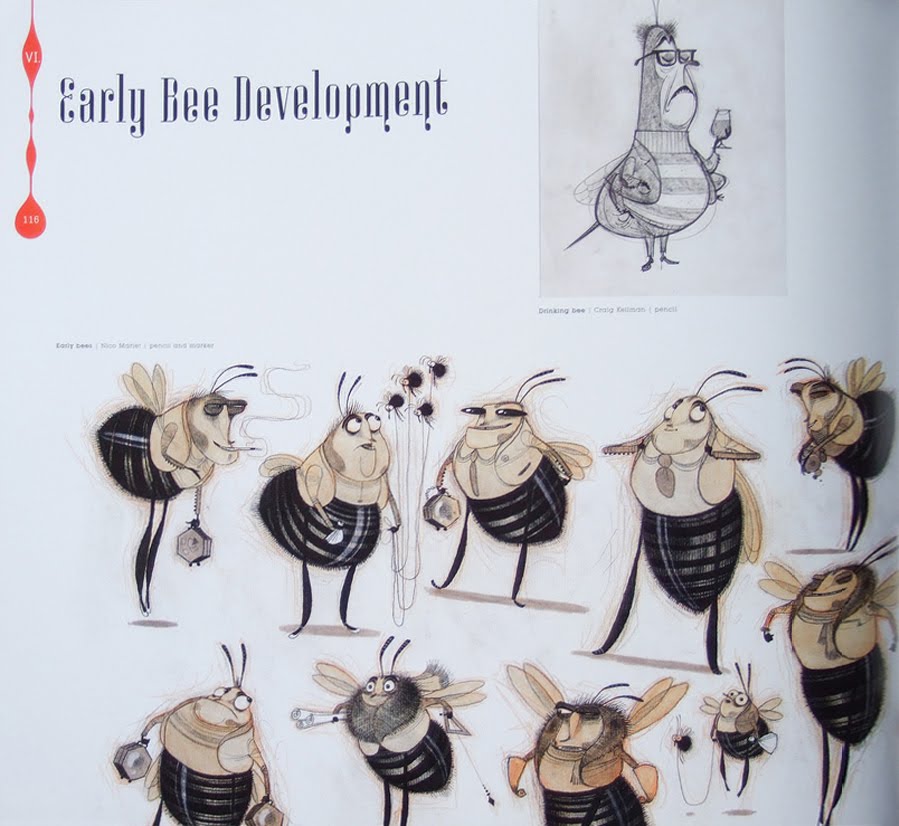 Living Lines Library: Bee Movie (2007) - Concept Art