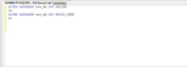 Soumya's Database Blog : Steps to Rename Physical Database Files in SQL ...