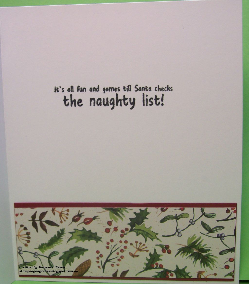 stamping on greens: Grumpy Goose