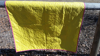 Charm Pack Baby Quilt-A Finished Quilt!