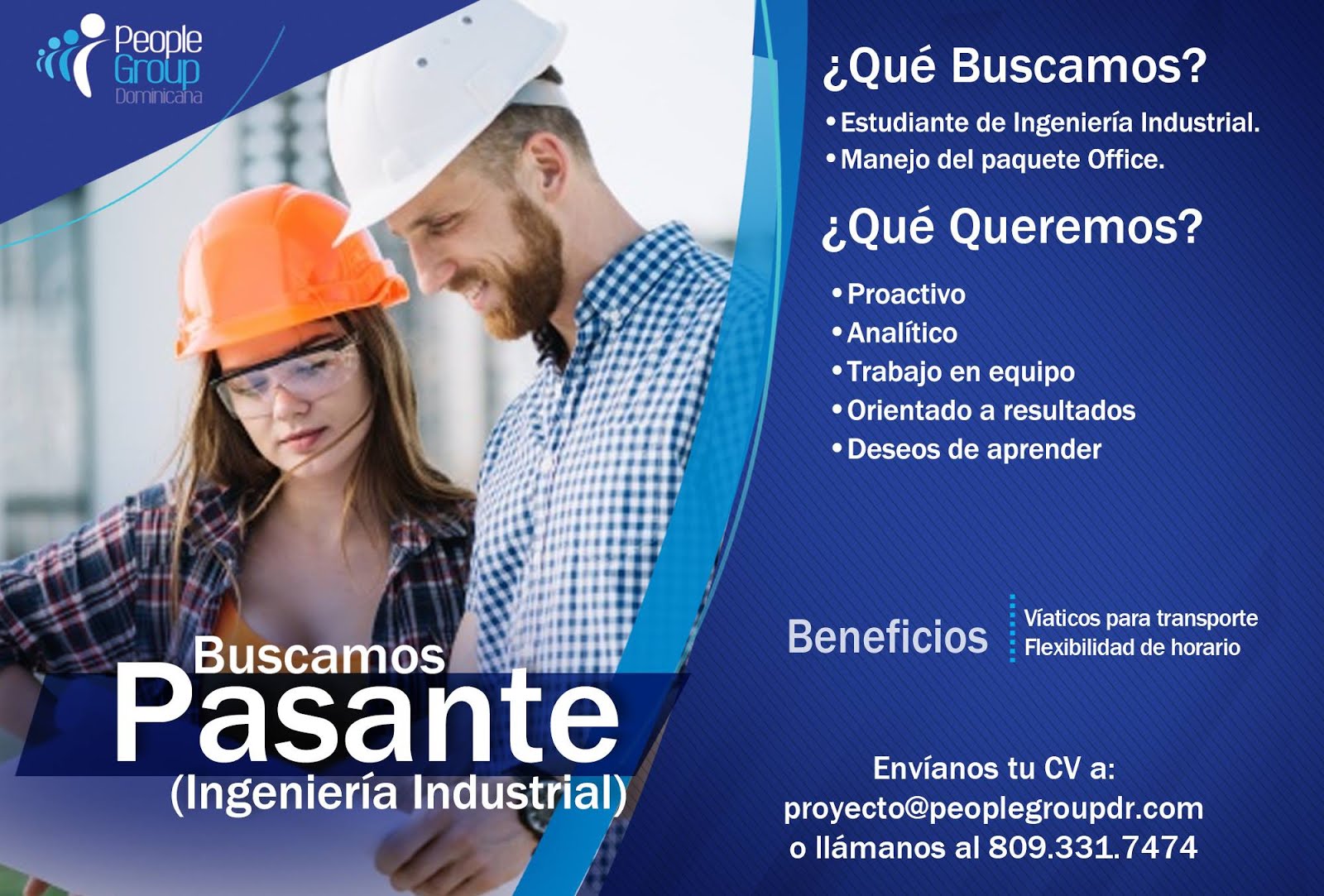 PASANTE INGENIERIA INDUSTRIAL Empleos Rodriguez Empleos Rodriguez