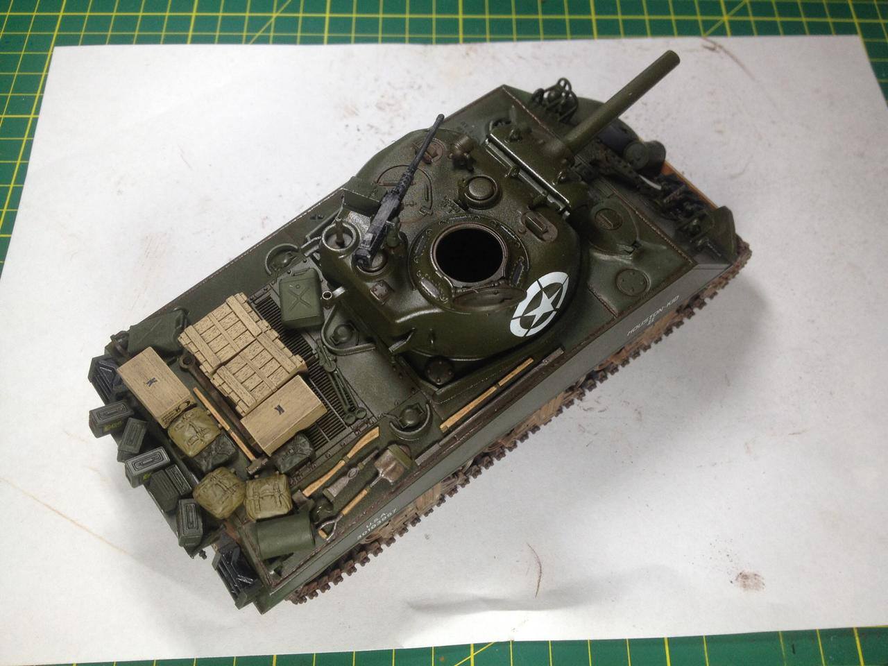 Dave's Model Workshop: Reader's Build: 1/35 Tamiya Sherman tank by ...