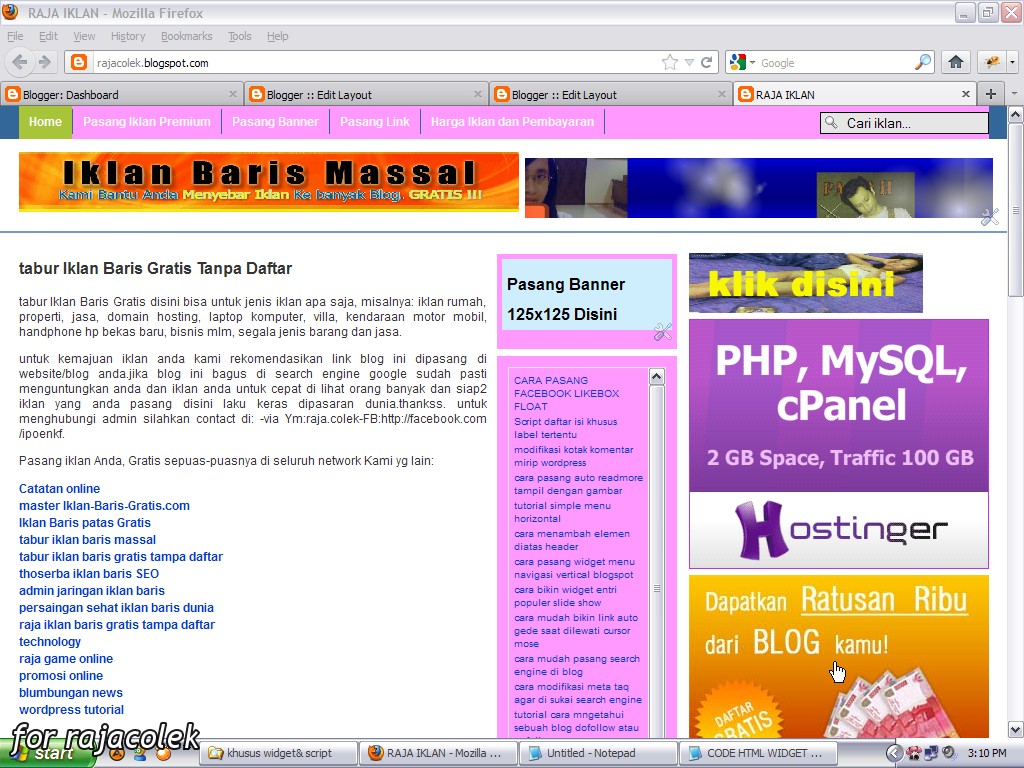 Download Script Iklan Baris Cms Gratis - easysitepump