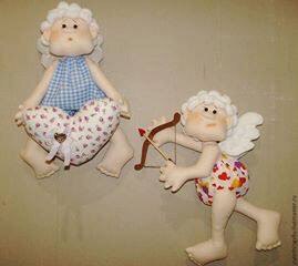 Molde Cupido em feltro - Feltro e moldes para artesanato