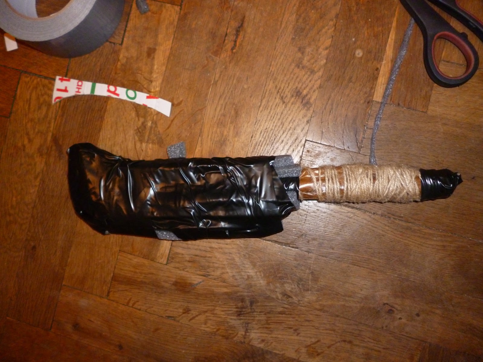 Buskador's LARP: How to make a larp boffer meat cleaver.