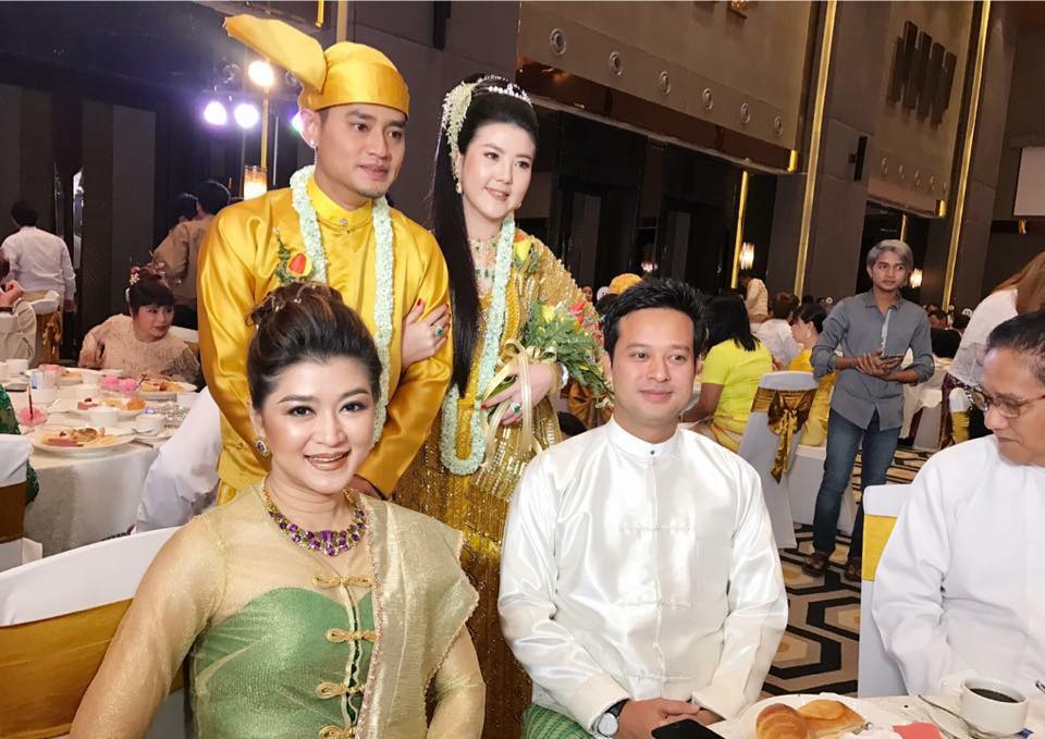 Pyay Ti Oo and Eaindra Kyaw Zin Couple Fashion At Myint Myat Wedding ( Eaindra Kyaw Zin-9 ...