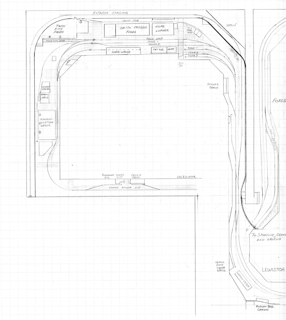 Idaho's Panhandle Railroad: Track Plan