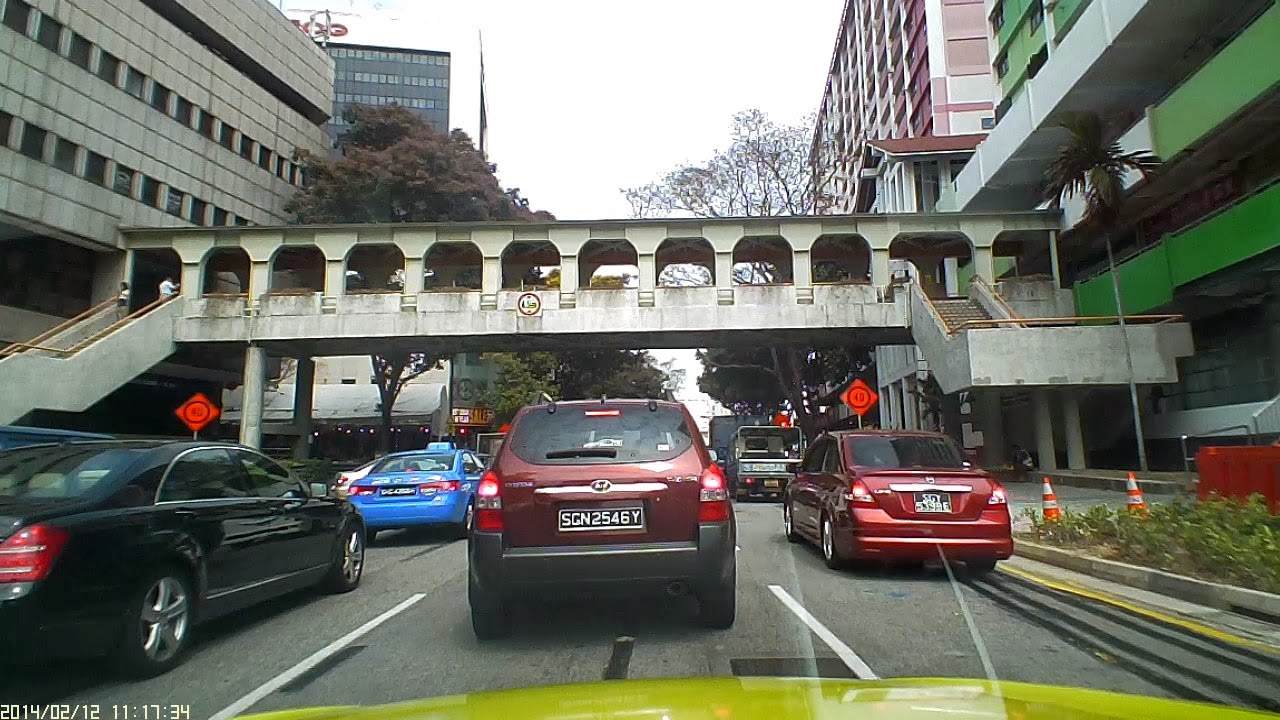 Singapore Cabbies: Overhead bridge - Rochor Road - 20140212