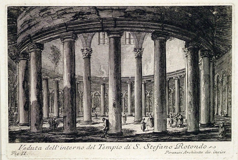 La basílica de Santo Stefano Rotondo en Roma