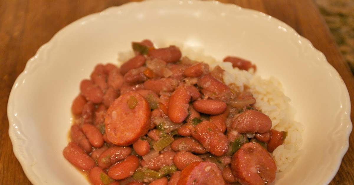 Cajun Red Beans and Rice in a Slow Cooker