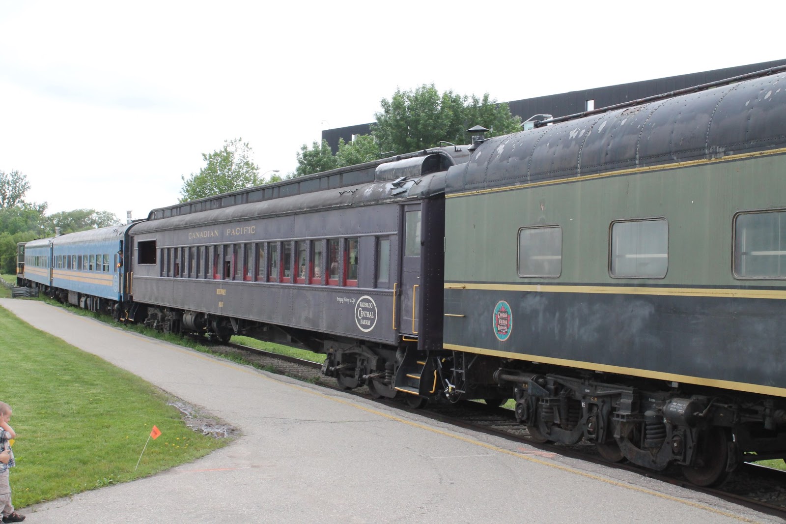 Life as a Family of Four.....: Train ride to St.Jacob's